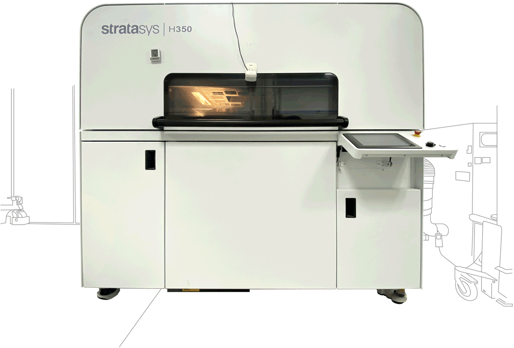 Selective Absorption Fusion (SAF) Stratasys H350 - 3DPRINTUK